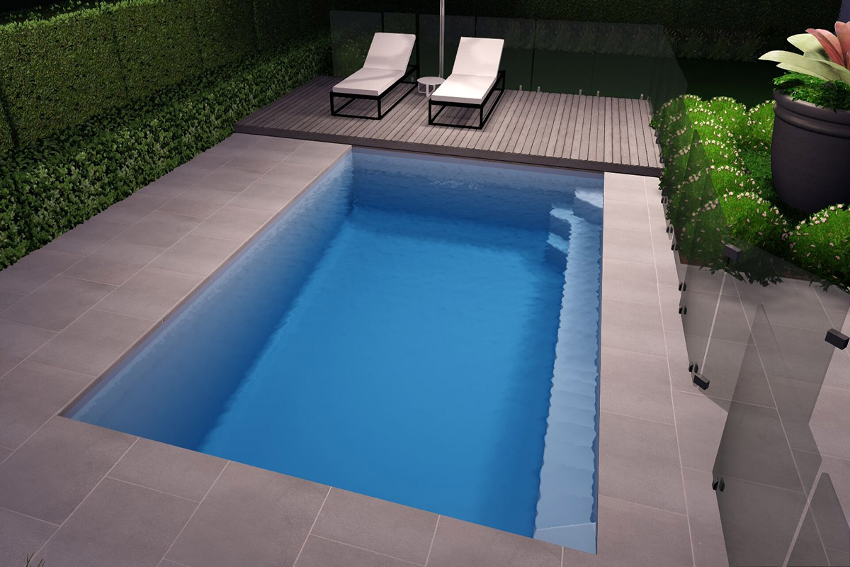 The Hampton 6m x 4m Swimming Pool