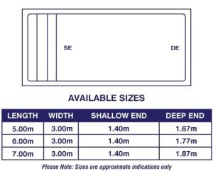 Cove 7m x 3m - Factory Pools Perth